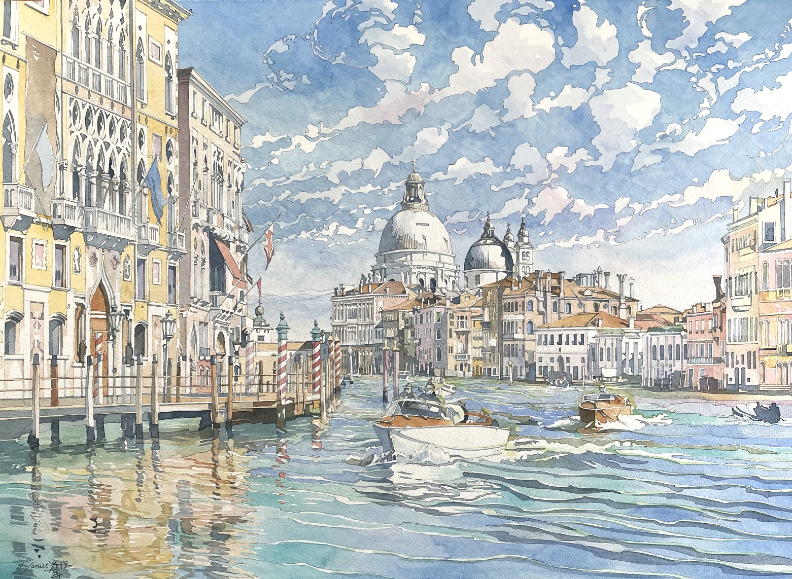 Venice – April 2024 – James Foot Watercolours